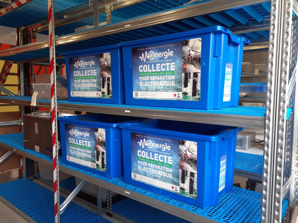 Collection of electronic equipment for repair